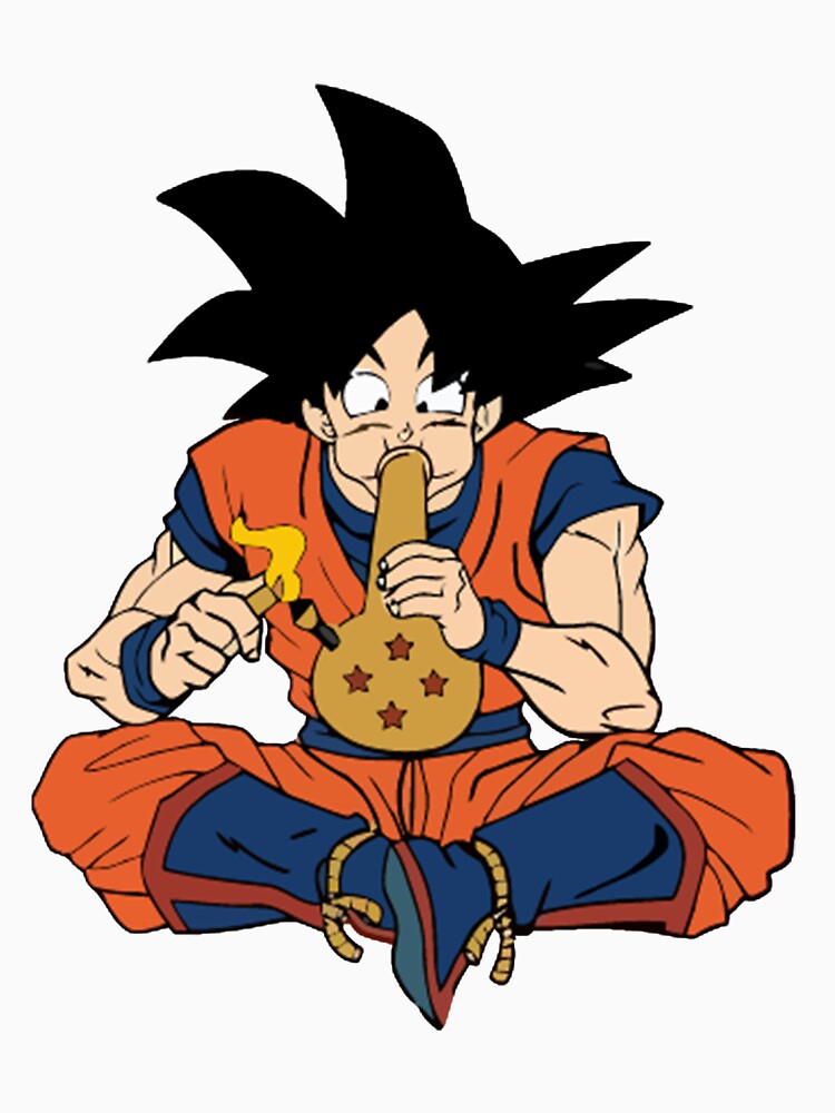 "Goku Smoking Dragon Ball Z" T-shirt for Sale by ThaiHuyenStore ...