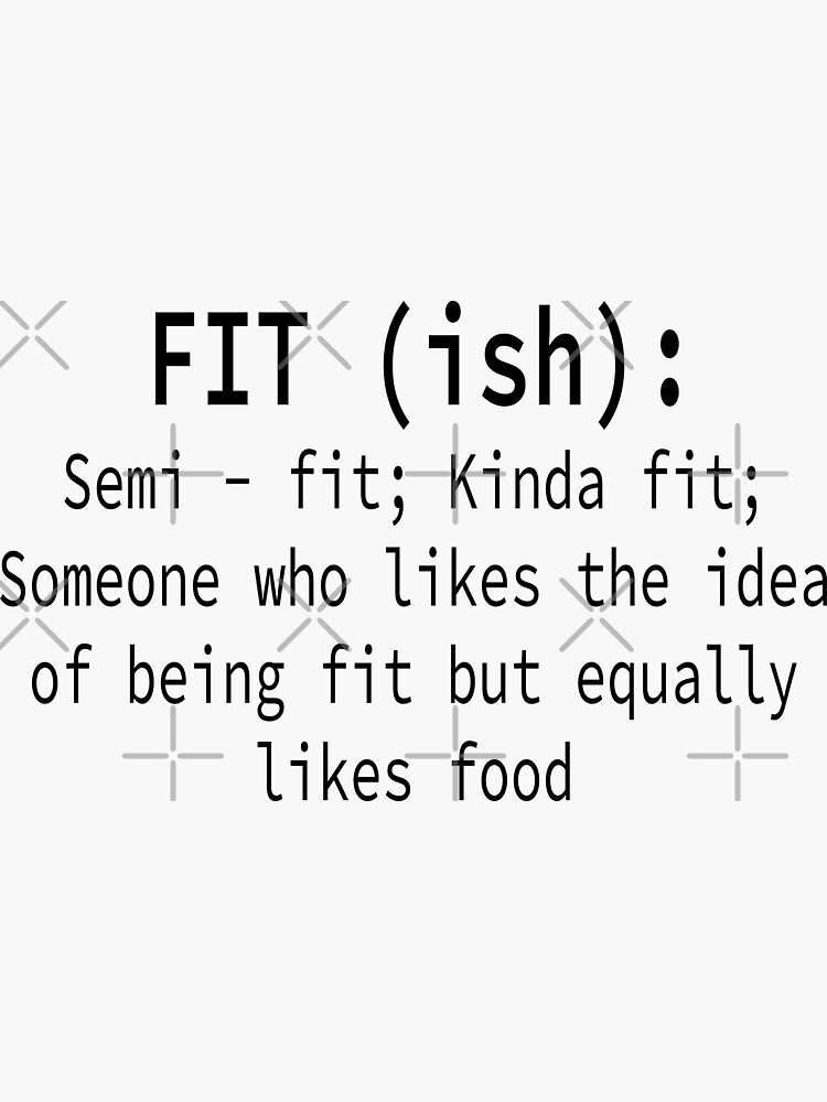 "Funny Workout, Fit-ish Definition squat cute gym Motivation ...