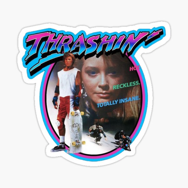 "Thrashin Vintage Image Essential T-Shirt" Sticker by MarcelKabbe ...