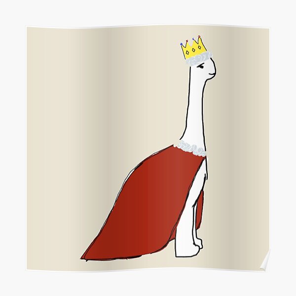 "cute king/queen dinosaur | dino | sticker" Poster by eleanor27 | Redbubble