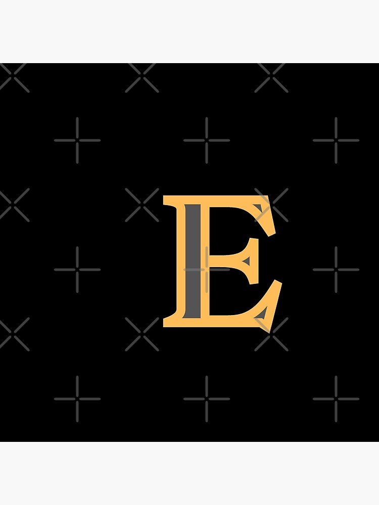 " Letter E - Alphabet Character ABC" Poster by mode-style | Redbubble