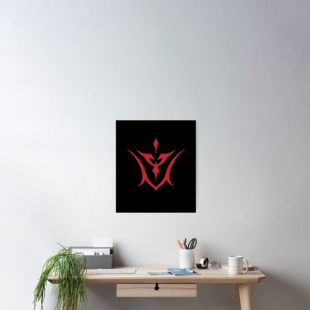 "Fate Stay Night Saber Command Seal logo minimalist art symbol" Poster ...