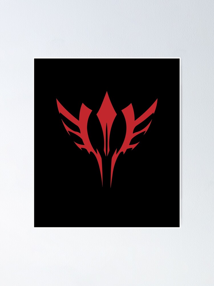 "Fate Stay Night Saber Command Seal logo minimalist art symbol" Poster ...