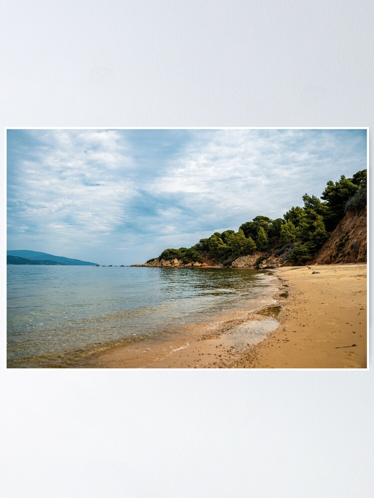 "Skiathos - Mandraki Beach " Poster for Sale by skiathoscrafts | Redbubble
