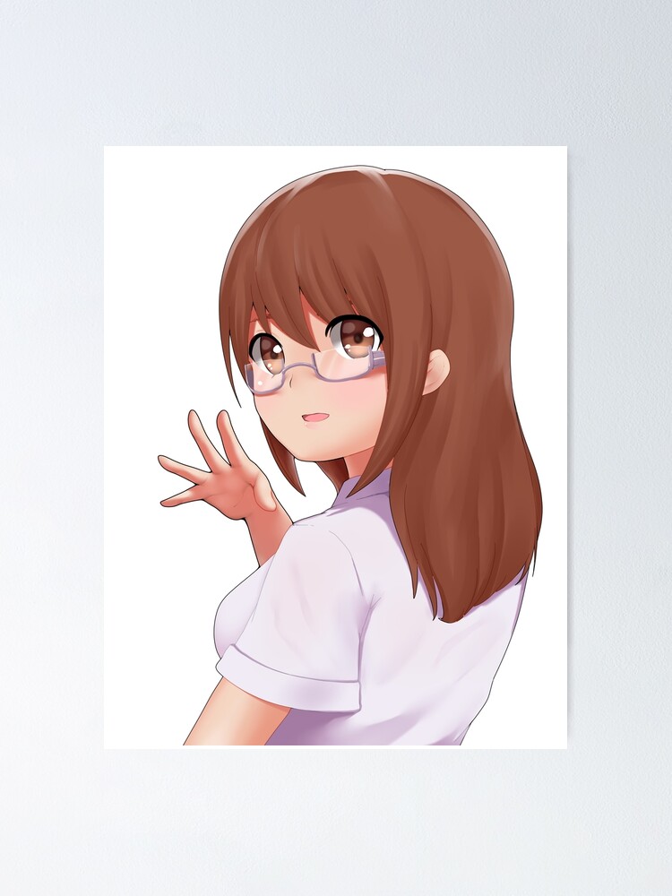 "anime say hey " Poster for Sale by MerouMerou | Redbubble