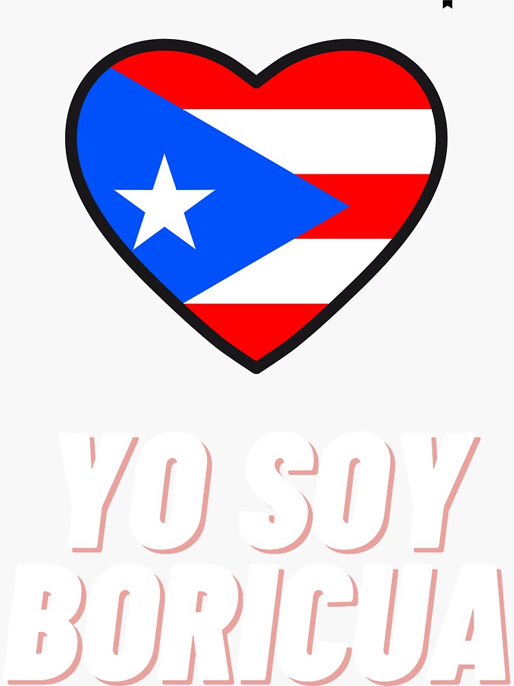 "YO SOY BORICUA PUERTO RICO " Sticker by Timcito | Redbubble