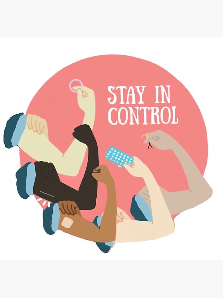 "stay in control" Sticker by mlongo2201 | Redbubble