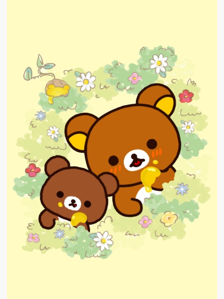 Rilakkuma Kogumachan eat honey Premium Matte Vertical Poster sold by ...