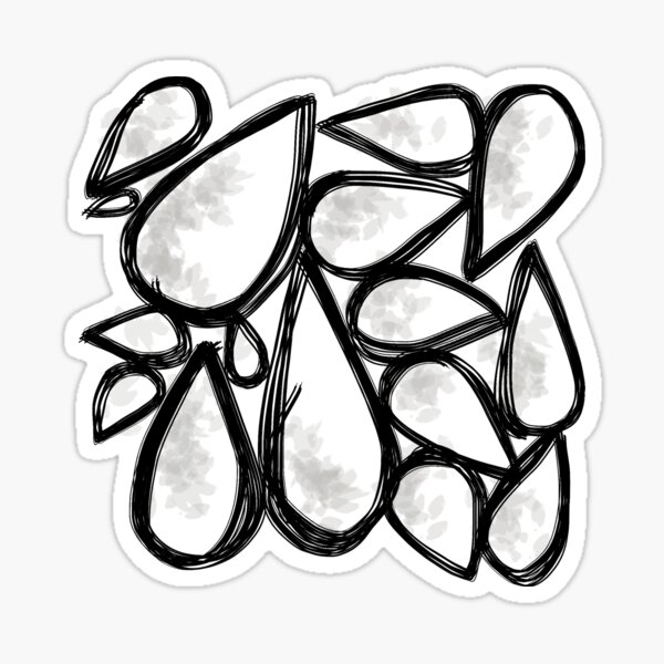 "Group of Tears" Sticker by Maimona | Redbubble