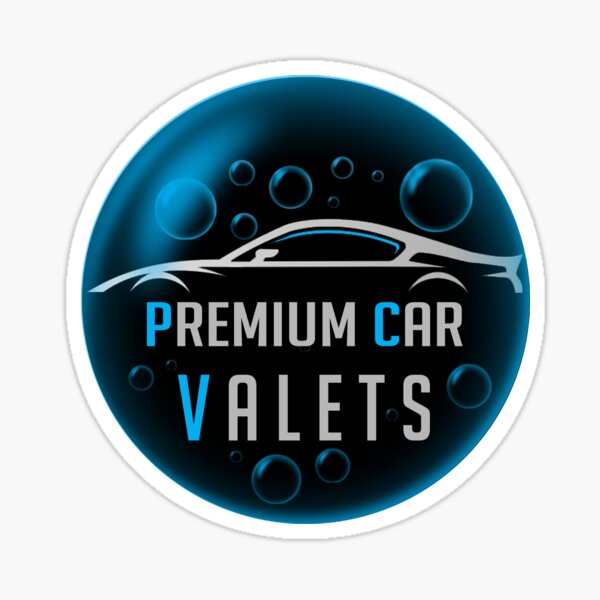 "Car Valeting service business valet cars premium clean" Sticker for ...
