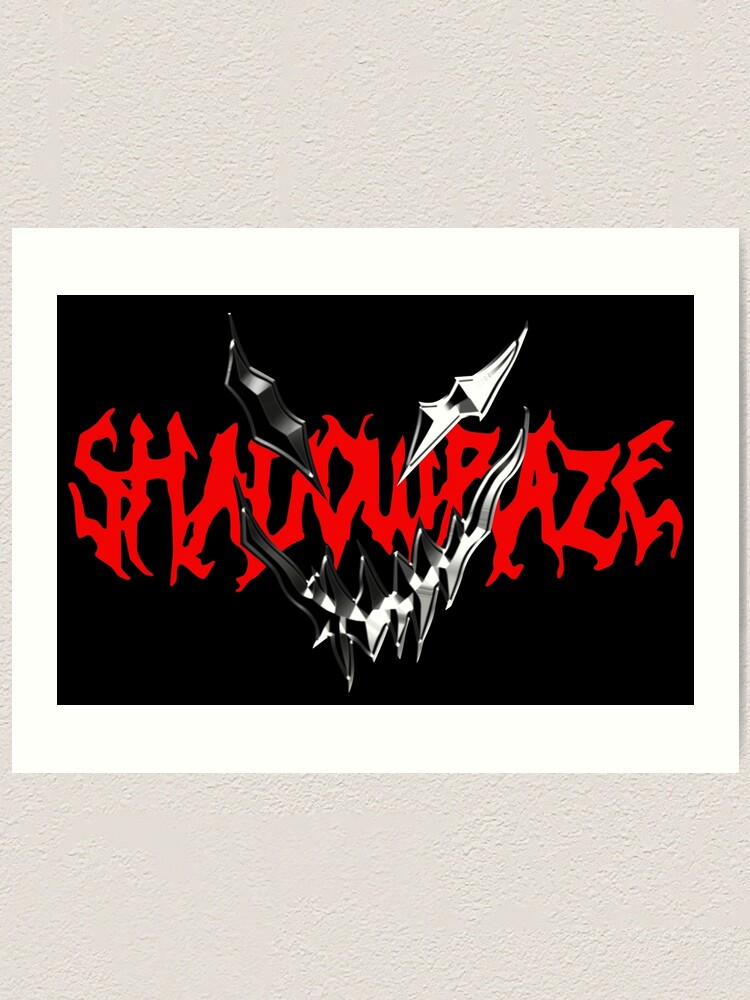 "Shadowraze Red Face Logo" Art Print by CylinderOfMeat | Redbubble