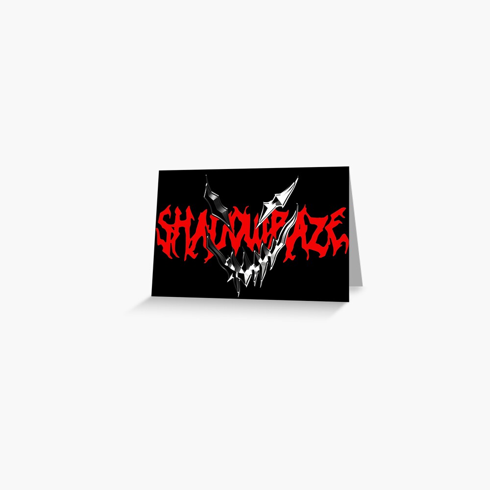 "Shadowraze Red Face Logo" Greeting Card by CylinderOfMeat | Redbubble