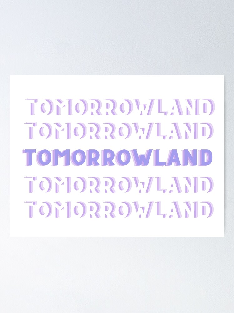 "Tomorrowland Park Design" Poster for Sale by simplyacdesigns | Redbubble