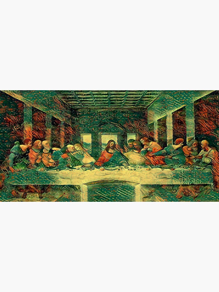 "last supper" Sticker by artfulhut | Redbubble
