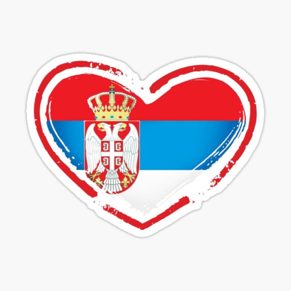 "Srbija zastava i grb" Sticker by BlueFish26 | Redbubble