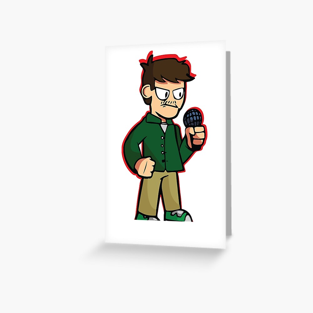 "eduardo fnf" Greeting Card by spamton-funny | Redbubble
