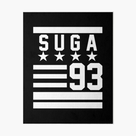 "BTS SUGA 93" Art Board Print by dexta | Redbubble