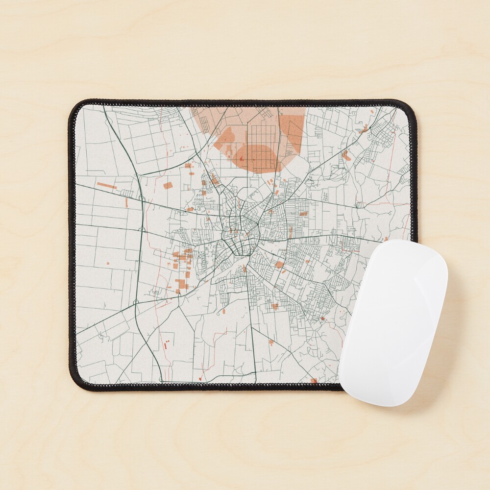 "Debrecen City Map of Hajdu-Bihar, Hungary - Bohemian" Poster for Sale ...