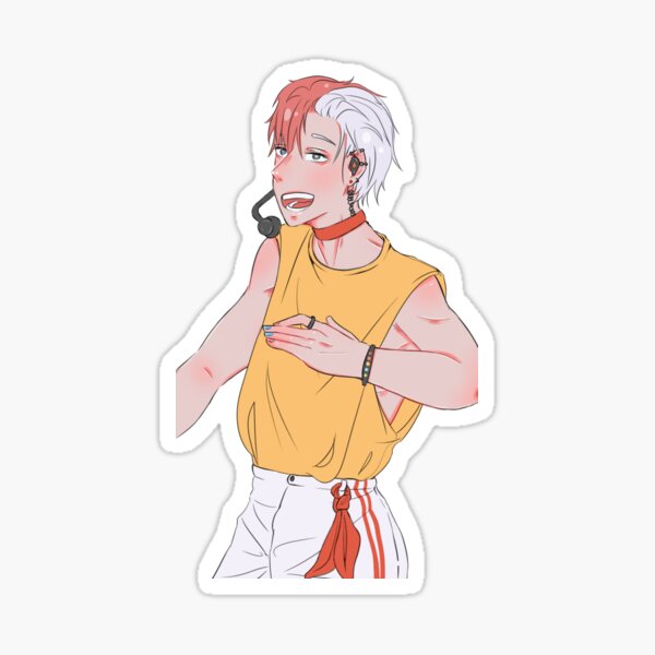 "Todoroki Shoto" Sticker by lexstudioart | Redbubble