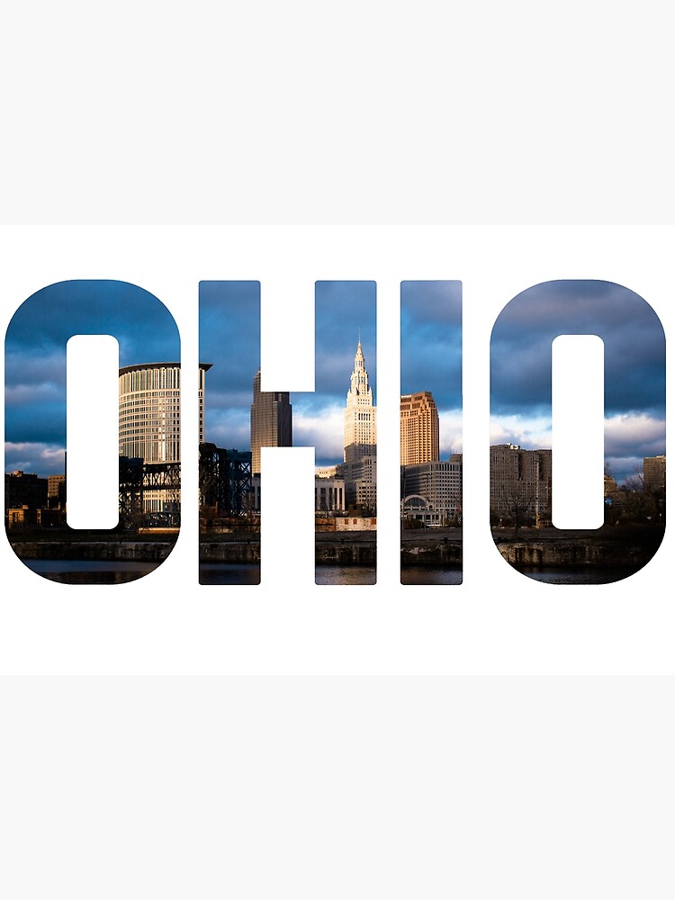 "Ohio Iconic Scenery Logo" Poster for Sale by 38thSeotember | Redbubble