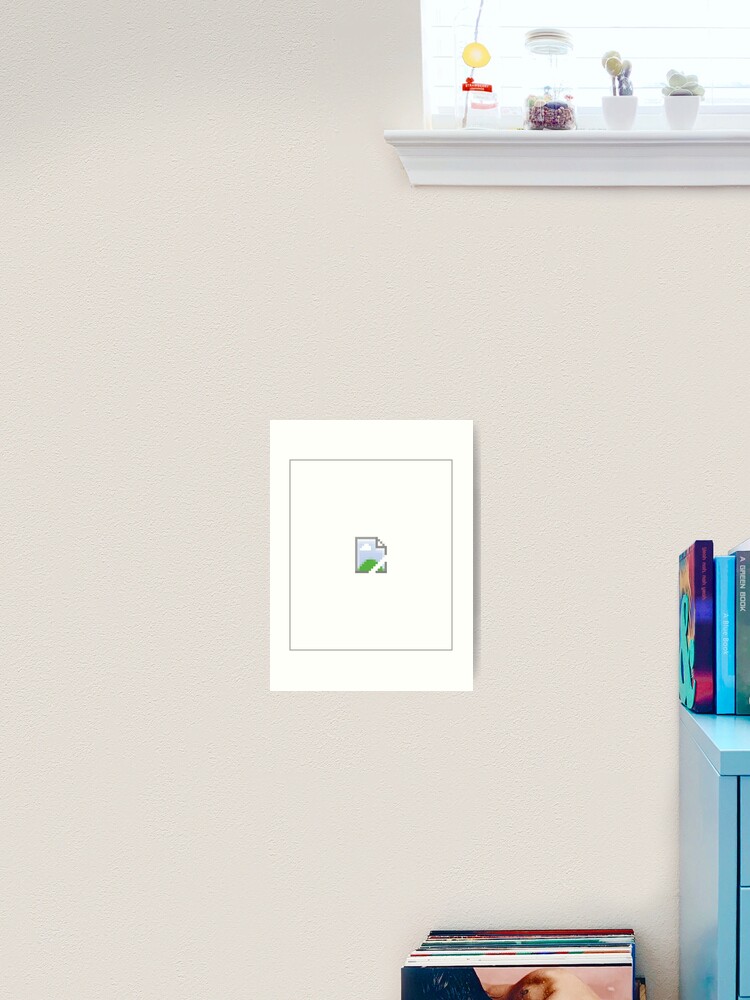 "Broken Internet Image Icon" Art Print for Sale by TheShirtYurt | Redbubble