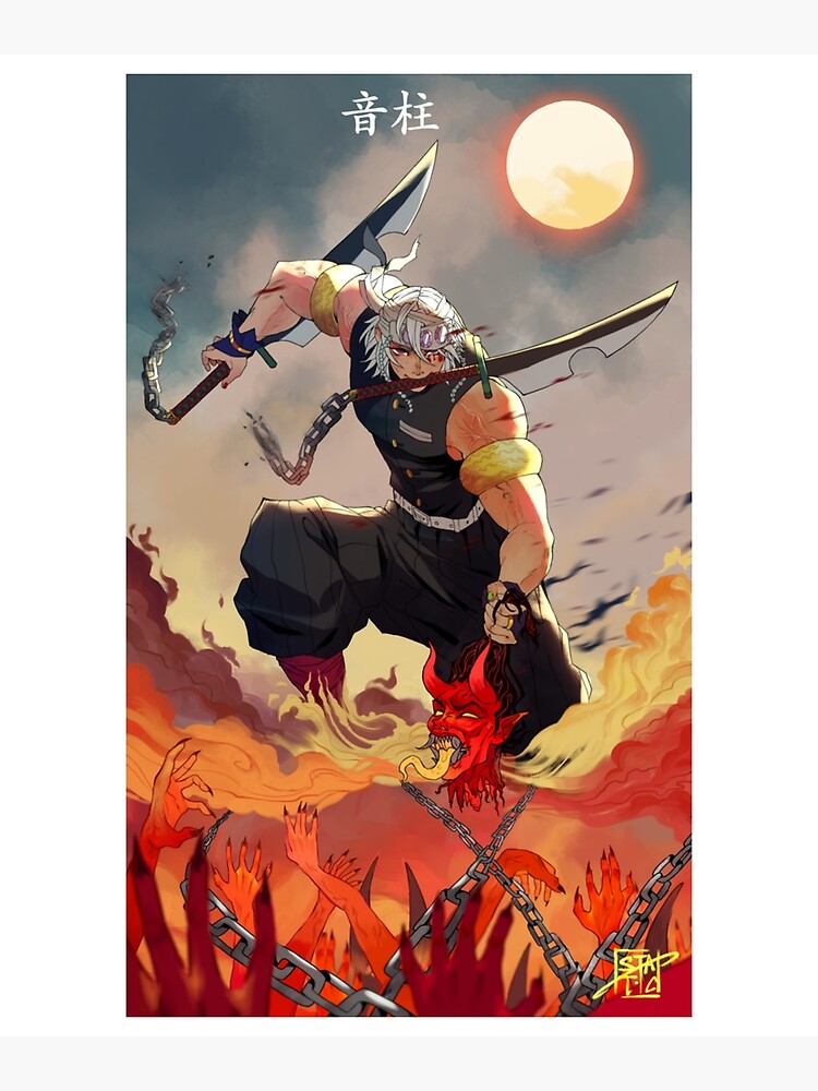 "Uzui Tengen" Poster for Sale by SmileIsil | Redbubble
