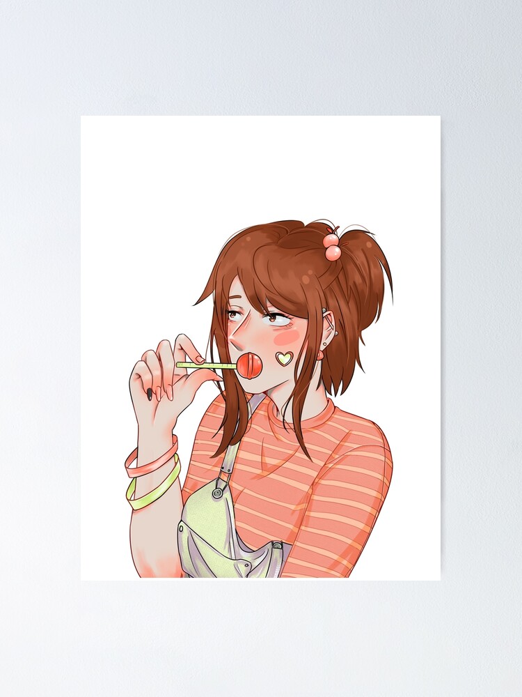 Póster «Ochako Uraraka - No background» de lexstudioart | Redbubble