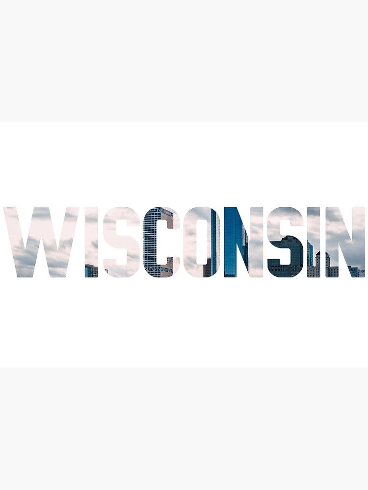 "Wisconsin Iconic Scenery Logo" Poster for Sale by 38thSeotember ...