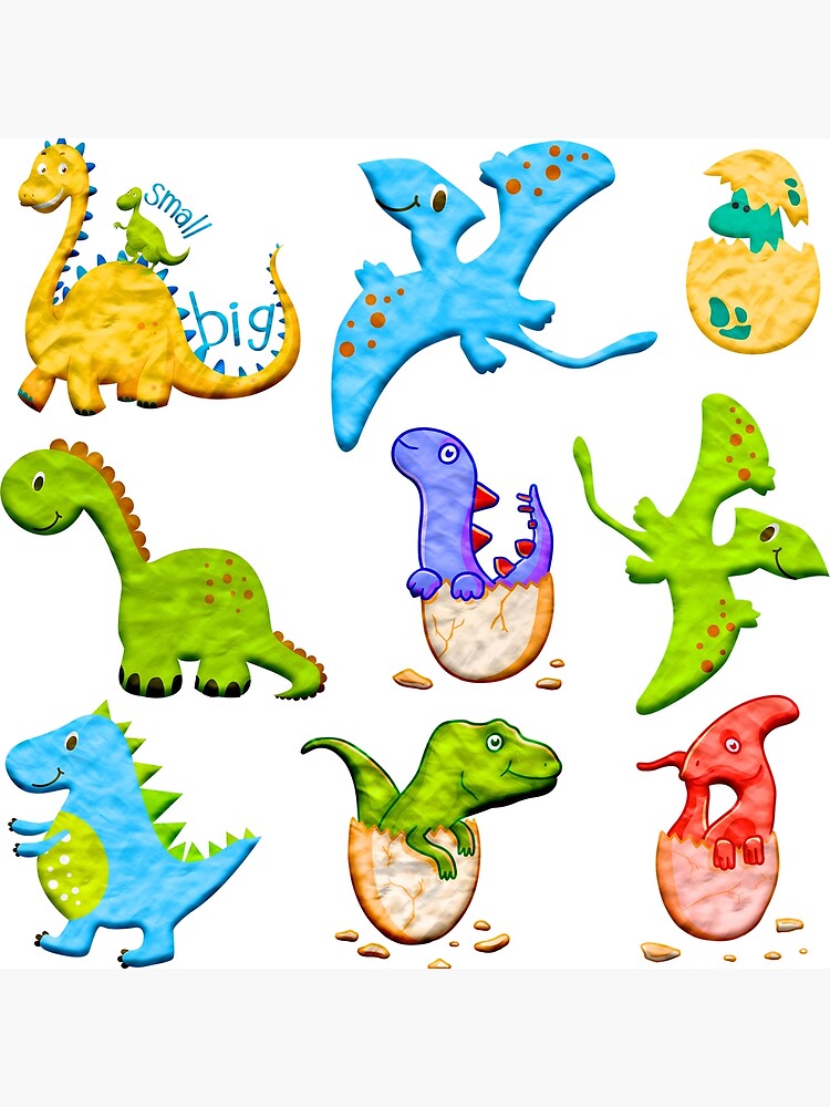 Póster «El mundo de los pequeños dinosaurios, a los niños les encantan ...