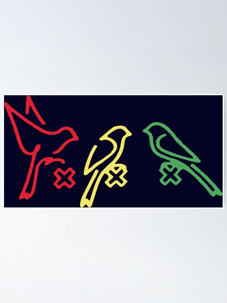 "3 little bird - Ajax Bob Marley" Poster for Sale by Real-fan | Redbubble
