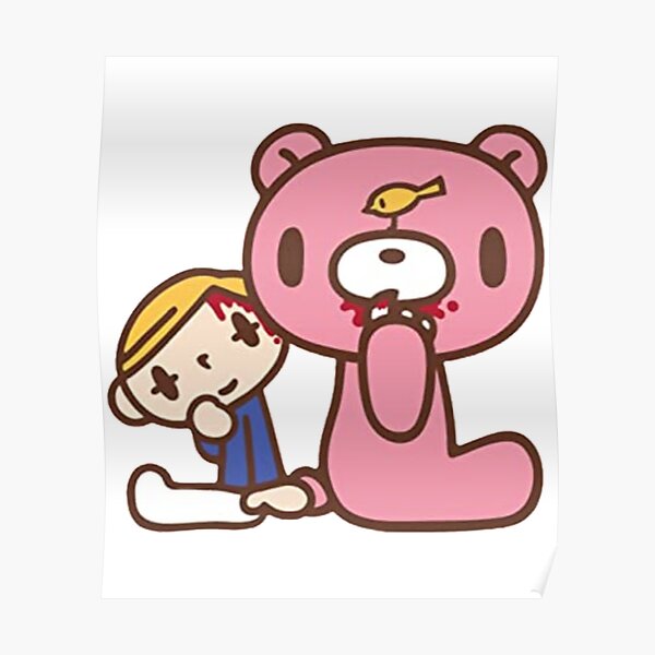 "Kawaii Gloomy Bear " Poster for Sale by HeavyMood | Redbubble