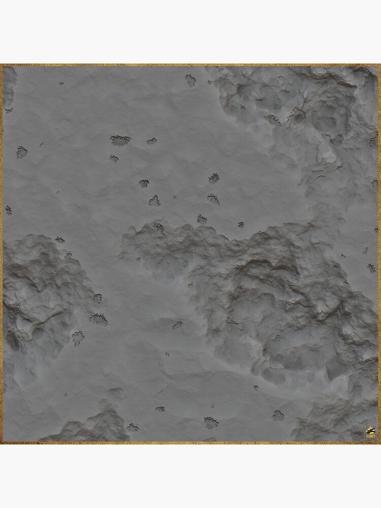"Rocky Waste Design 003 - Battle Map for Tabletop Gaming Miniatures and ...