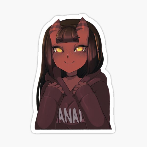 "Meru the Succubus" Sticker for Sale by UBlueDuck | Redbubble