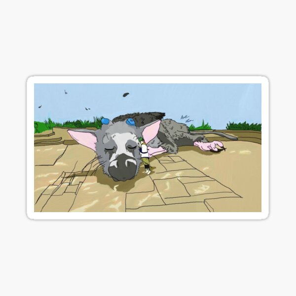 "Jack and Trico" Sticker by muckitymuck | Redbubble