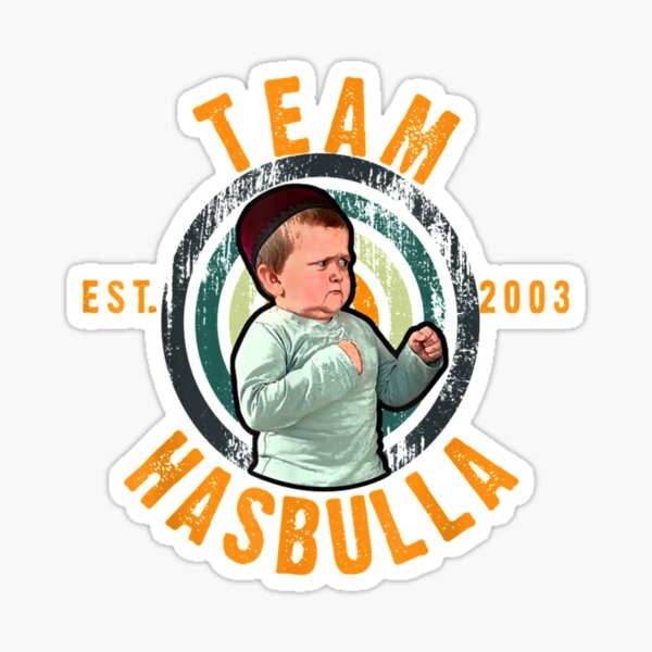 "Hasbulla - Funny Hasbulla Hasbullah smile Classic T-Shirt" Sticker by ...