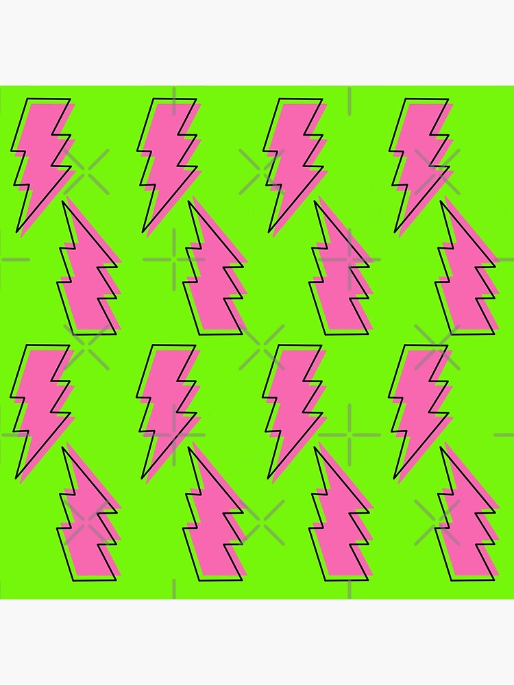 "80’s Baby Lightning BoltZ" Poster for Sale by DiaperedFancy | Redbubble