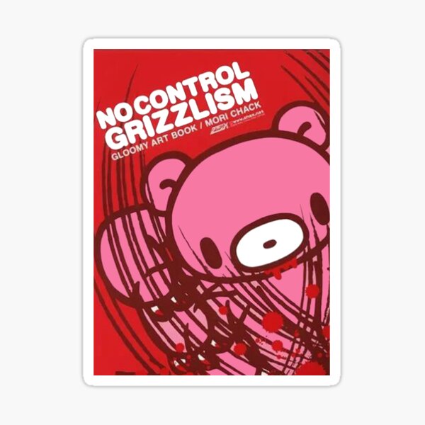 "gloomy bear " Sticker by AmiguruMio | Redbubble