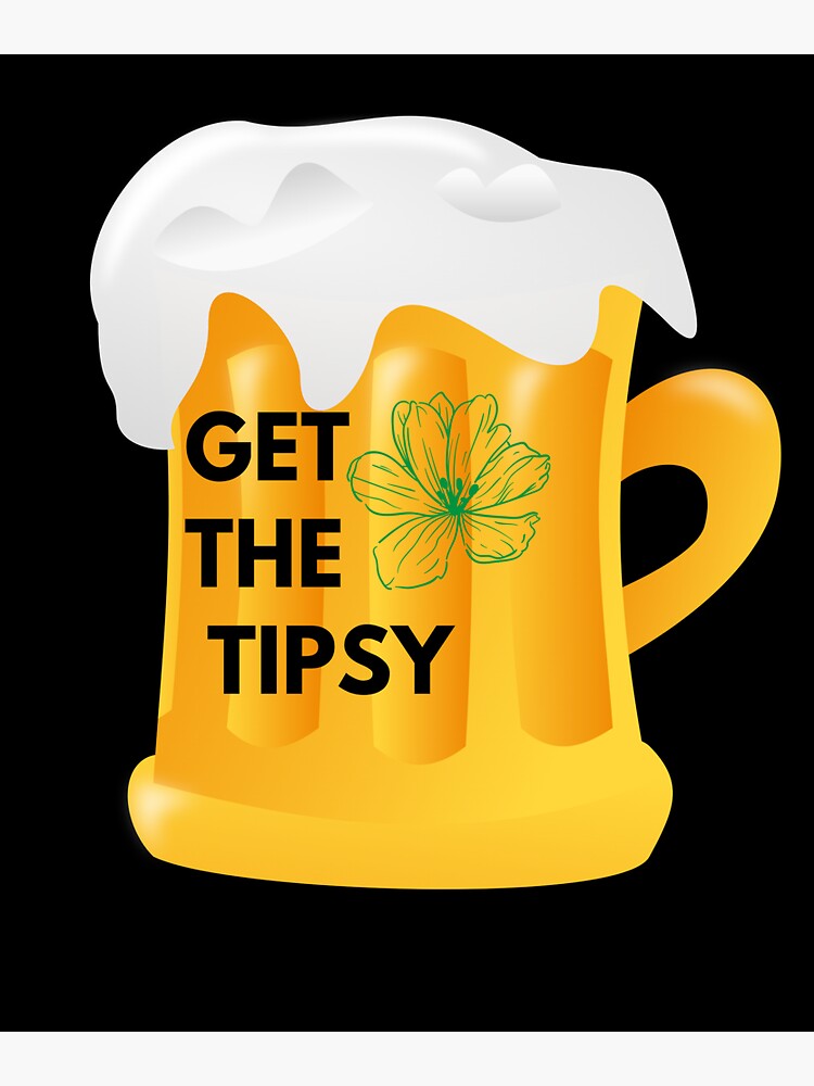 " Everybody In The Pub Getting Tipsy funny& happy" Sticker for Sale by ...