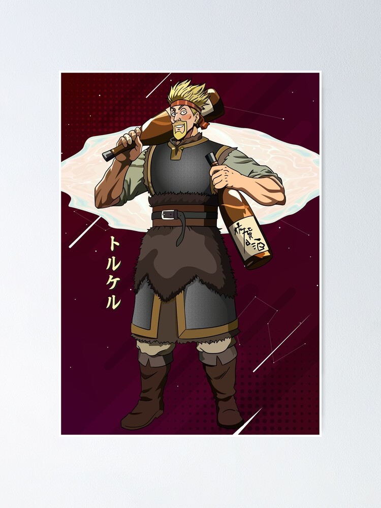 Poster « Chute céleste de Thorkell | Saga du Vinland », par ...