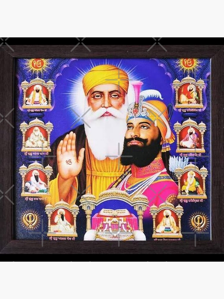 "Guru Nanak Dev Ji | Guru Gobind Singh ji | dhan guru nanak | baba ji | waheguru " Art Print by ...
