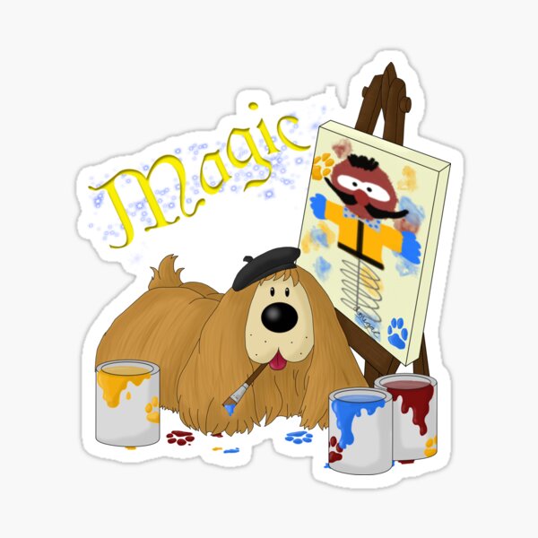"Dougal doodles" Sticker for Sale by ViperSword | Redbubble