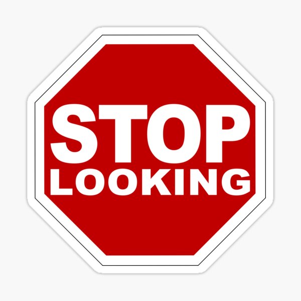 "Stop Looking (Stop Staring At Me • Stop Road Sign • Cool Funny Viral ...