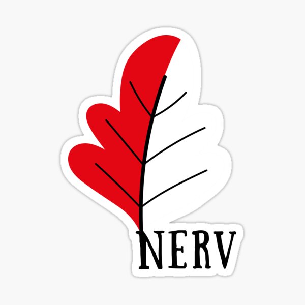 "Nerv logo simple" Sticker for Sale by Jenniferkim18 | Redbubble
