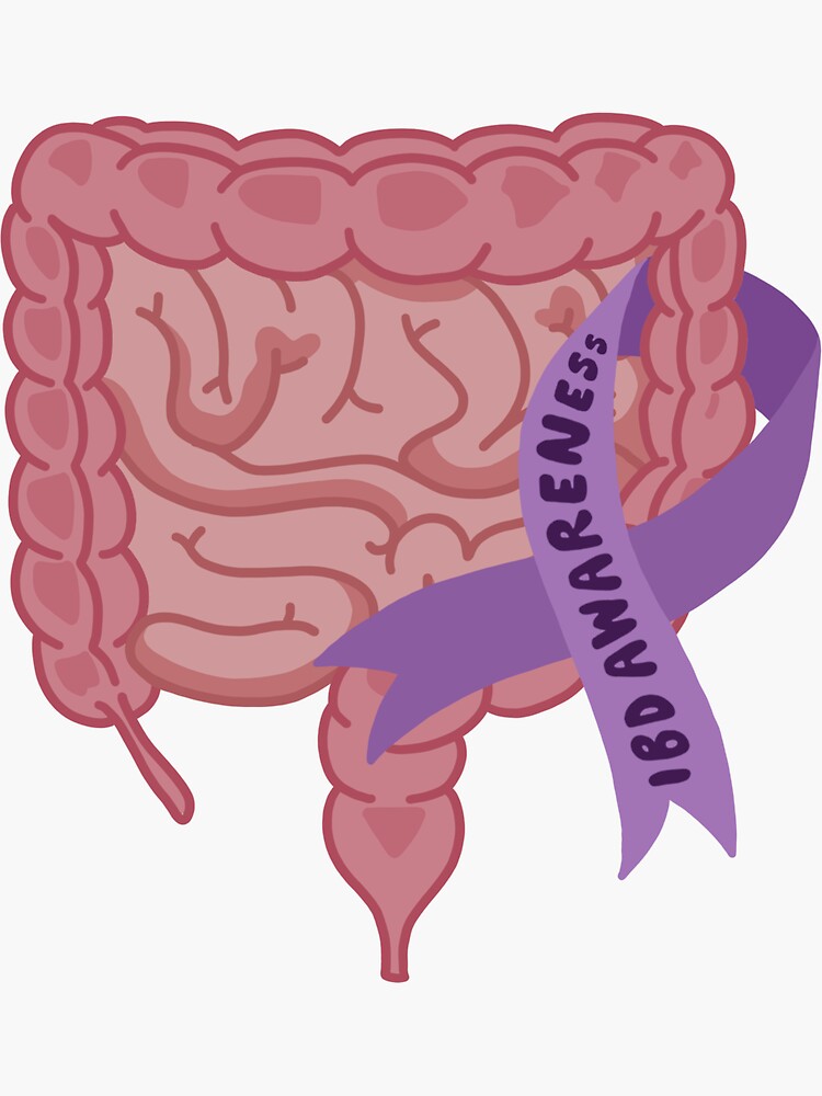 "IBD awareness" Sticker by ariellefaiths | Redbubble