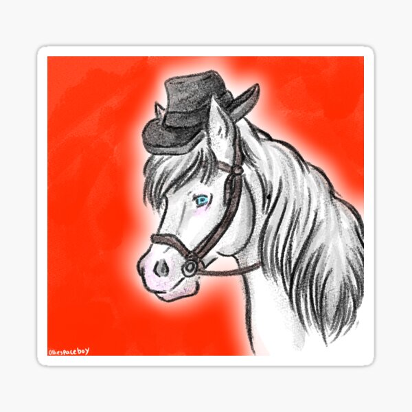 "Red Dead Redemption- The Count" Sticker by OllieSpaceBoy | Redbubble