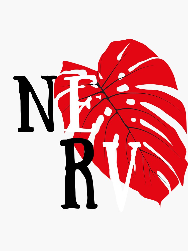 " Nerv logo simple" Sticker by Jenniferkim18 | Redbubble