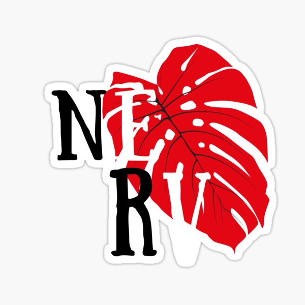 " Nerv logo simple" Sticker by Jenniferkim18 | Redbubble