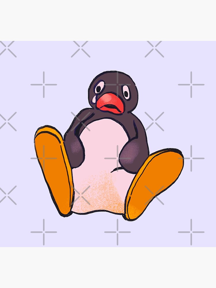 "I draw crying penguin meme" Poster for Sale by RansRoom | Redbubble