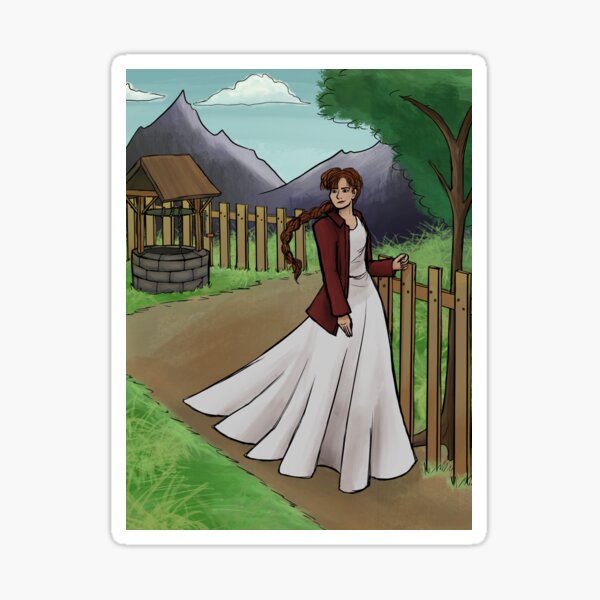 "montainside walk with colcult" Sticker by FawnX | Redbubble