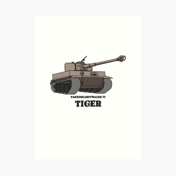 "Panzerkampfwagen VI - Tiger tank Panzer Tank WW2 Tank" Art Print for ...